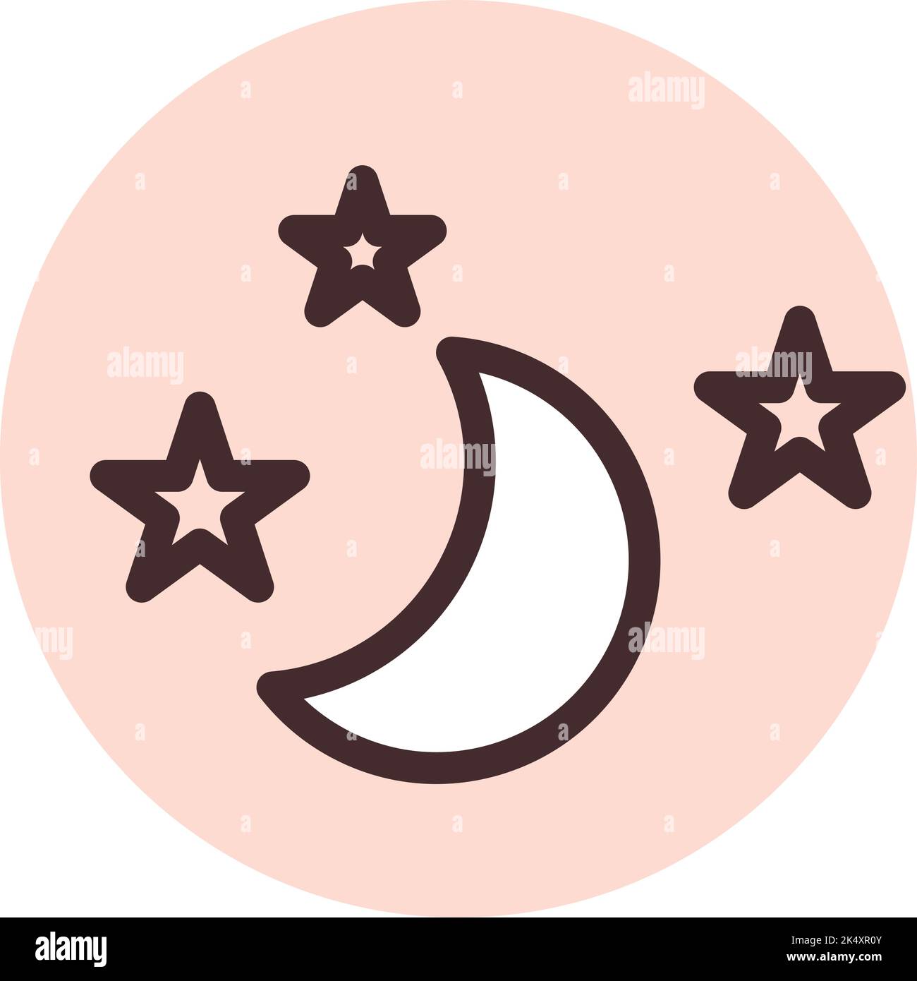 Night time illustration hi-res stock photography and images - Alamy