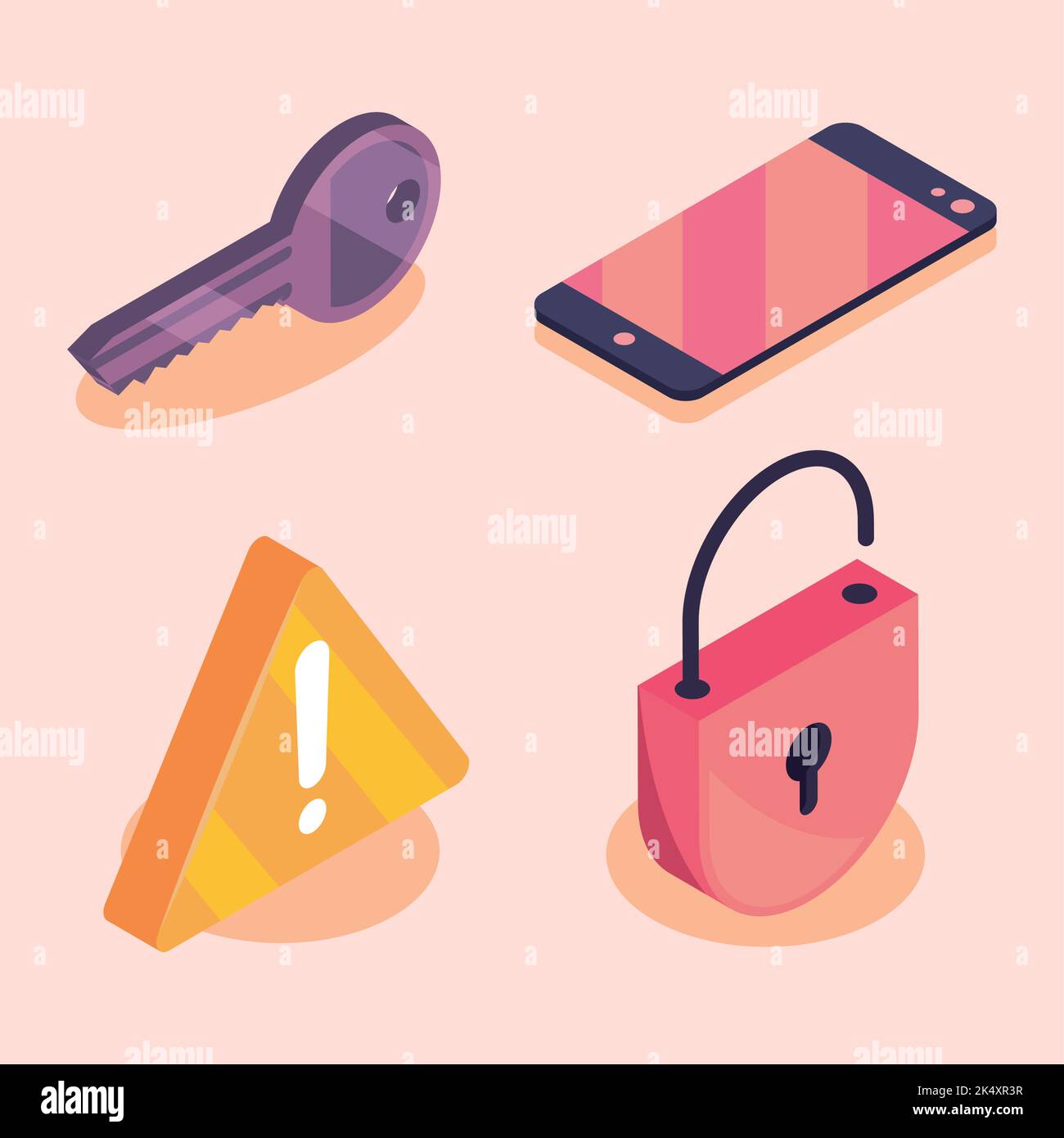 isometric cyber security, icons Stock Vector Image & Art - Alamy