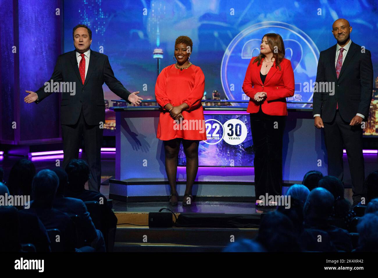 The cast of This Hour Has 22 Minutes, Mark Critch, left to right, Aba ...