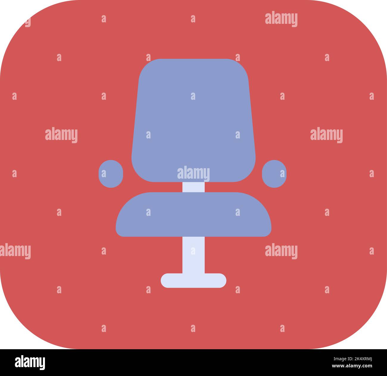 Office chair, illustration, vector on a white background Stock Vector ...