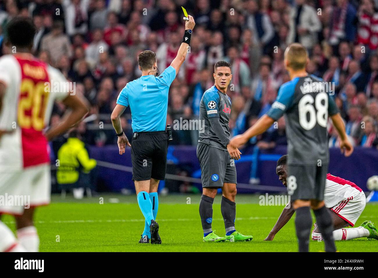 AMSTERDAM, NETHERLANDS - OCTOBER 4: Referee Francois Letexier during ...