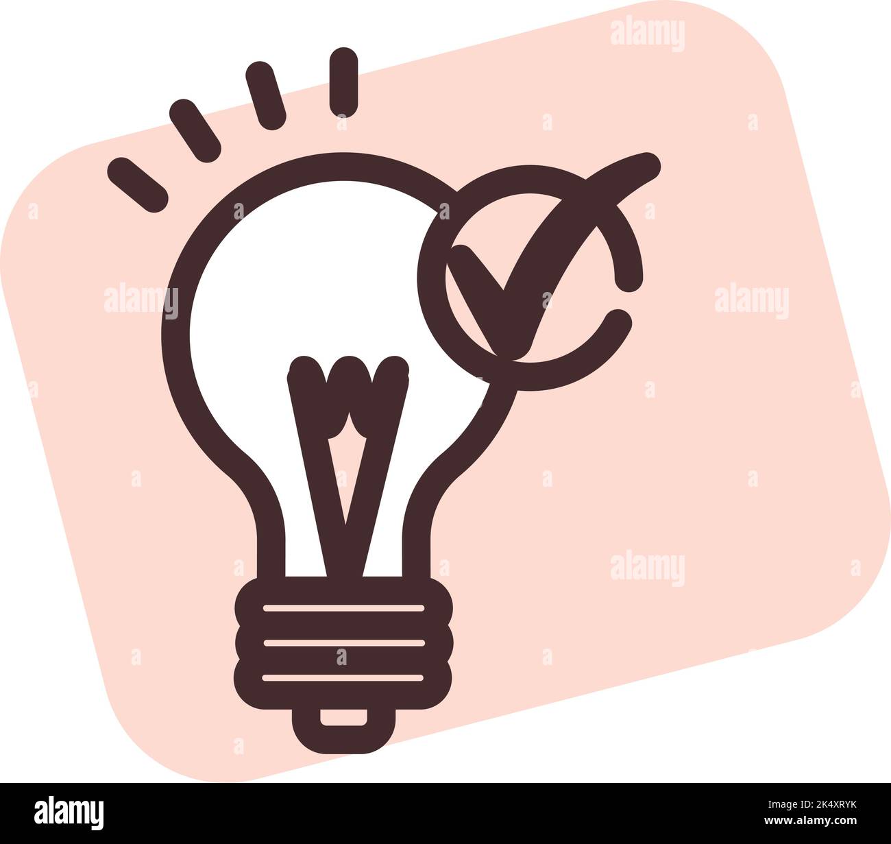 Plan idea vector icon Cut Out Stock Images & Pictures - Alamy