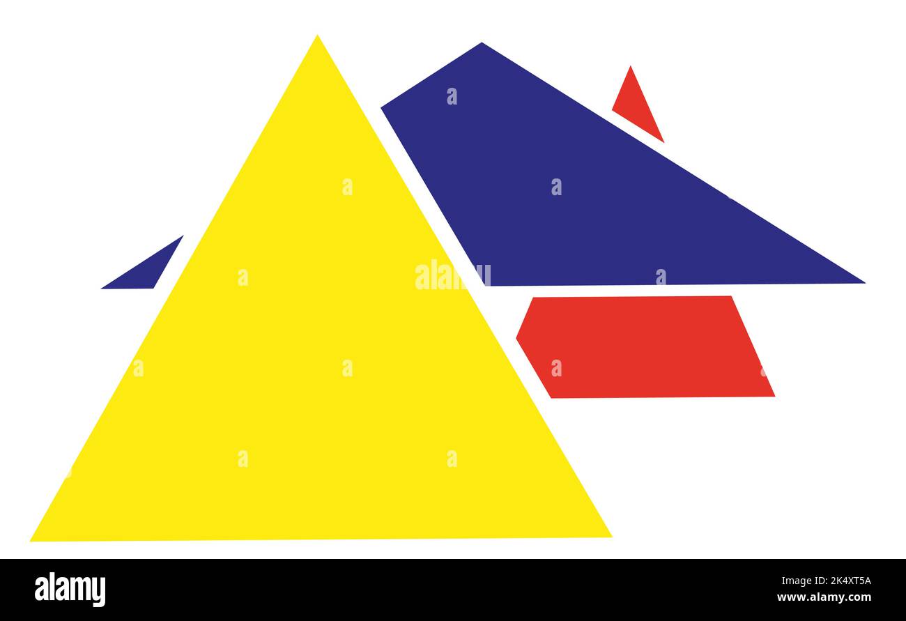 Logo triangles Cut Out Stock Images & Pictures - Alamy