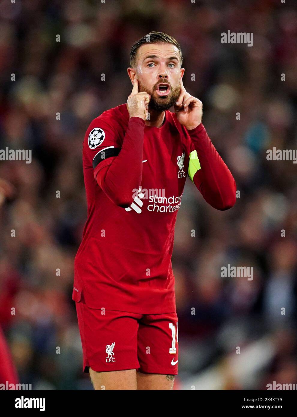 Liverpool's Jordan Henderson during the UEFA Champions League, Group A ...
