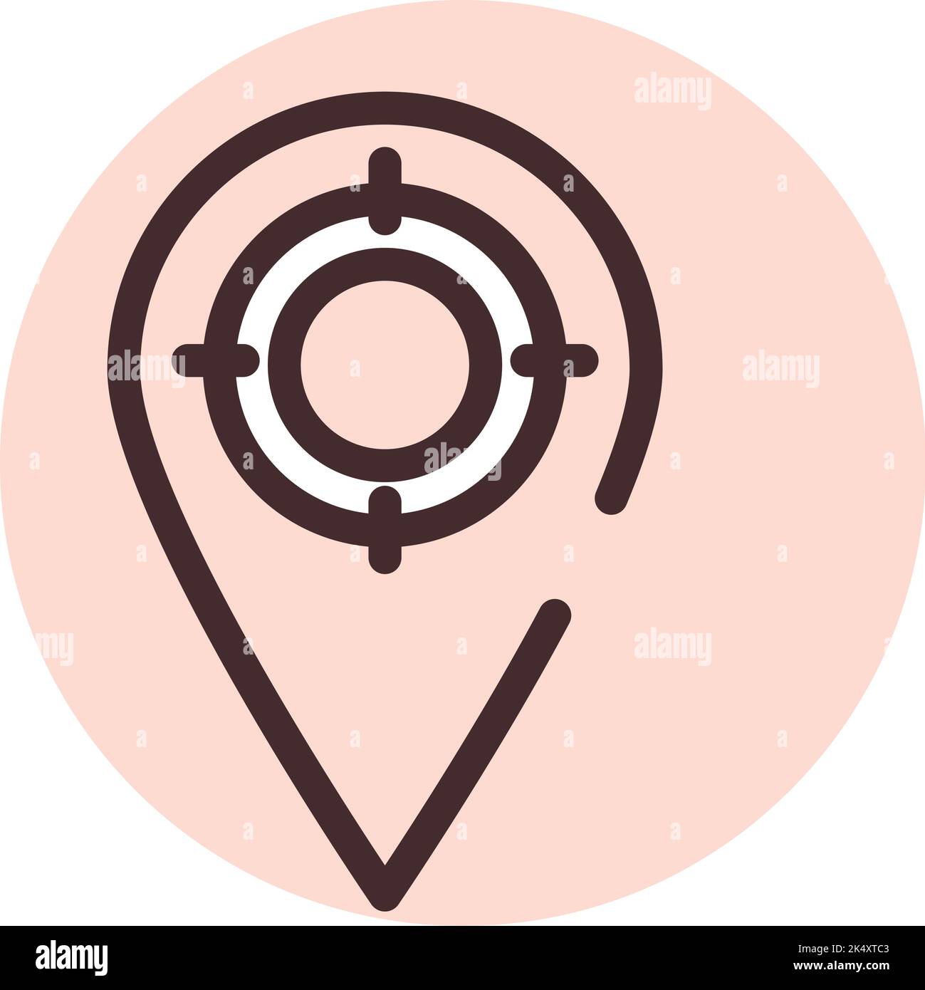 Marketing location, illustration, vector on a white background Stock ...