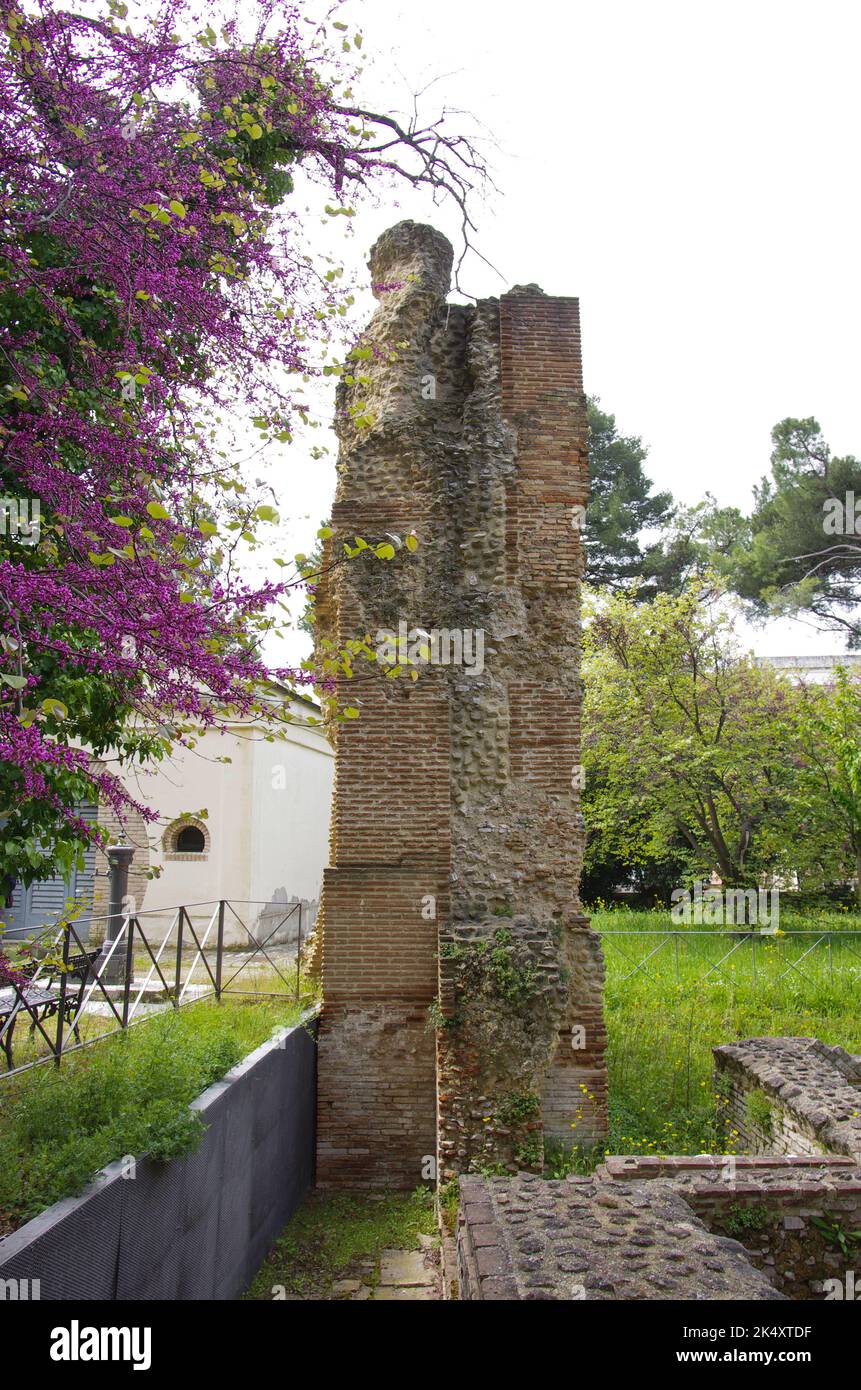 Larino - Molise - Archaeological Park - Section of wall of ancient ...