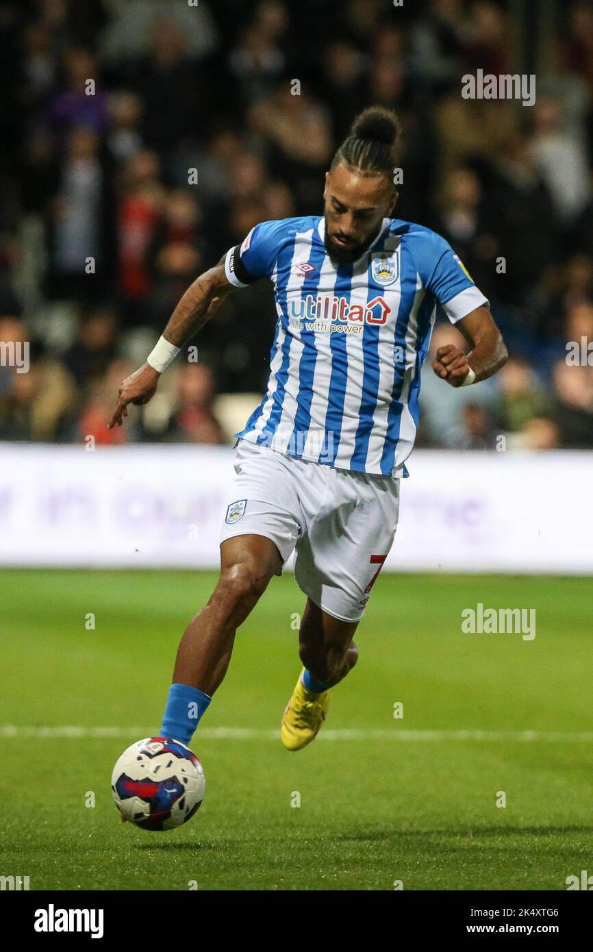 Sorba Thomas #7 of Huddersfield Town on the ball during the Sky Bet ...