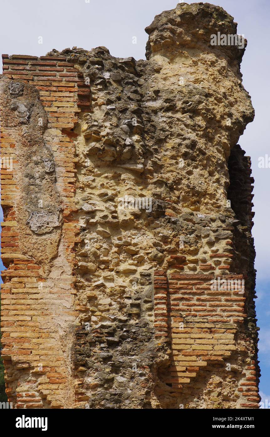 Larino - Molise - Archaeological Park - Section of wall of ancient ...