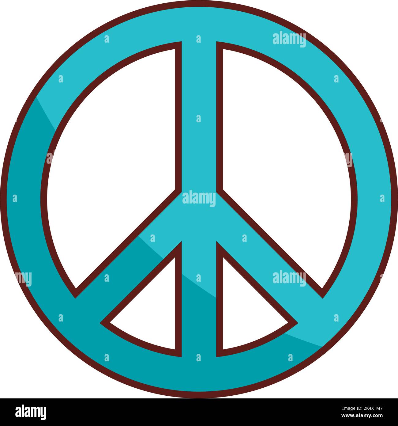 peace cartoon retro Stock Vector Image & Art - Alamy
