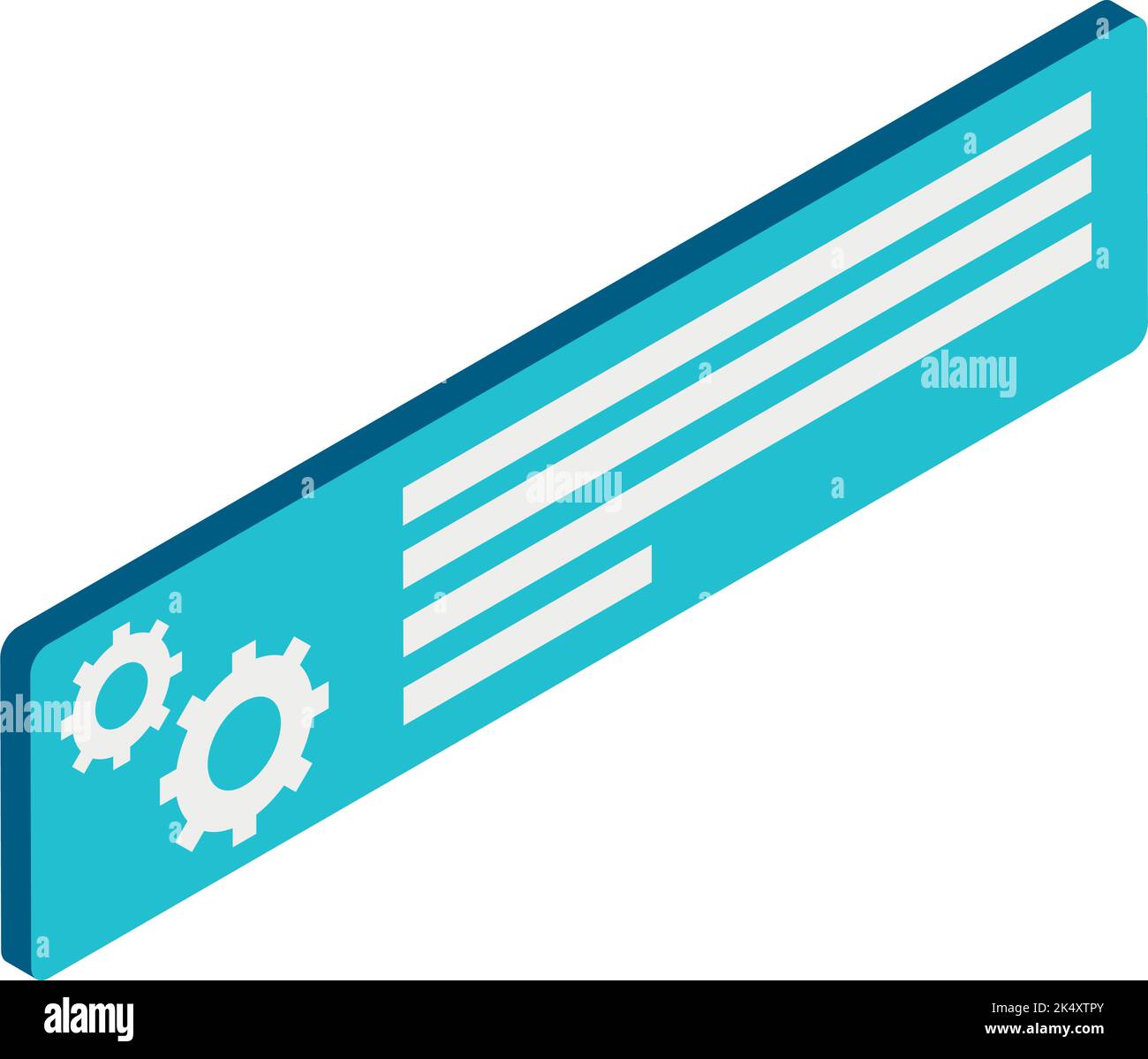 isometric development settings Stock Vector Image & Art - Alamy