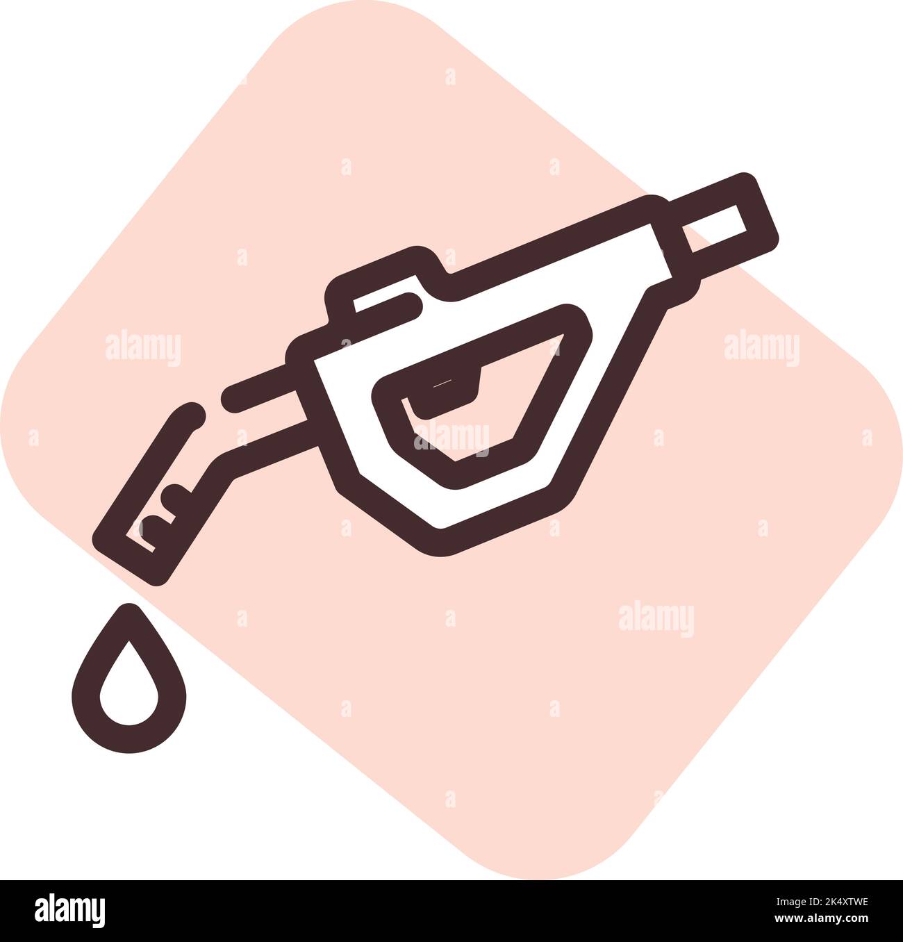 Oil drilling saving, illustration, vector on a white background Stock ...