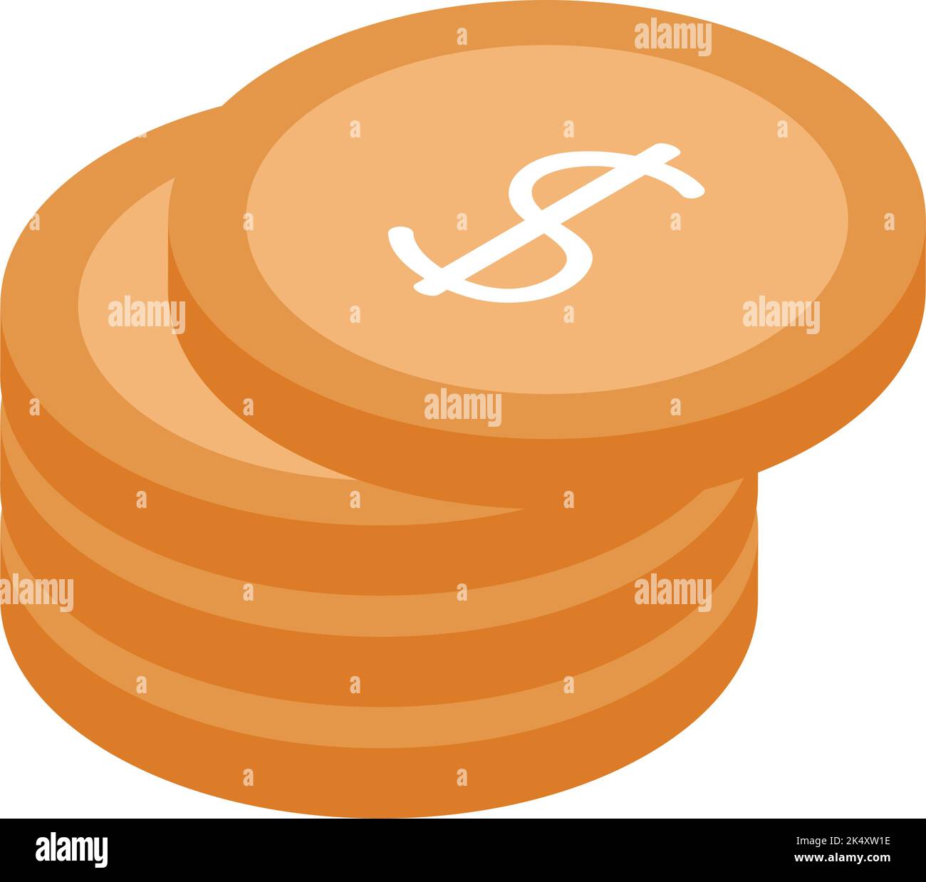 isometric finance money coins Stock Vector Image & Art - Alamy