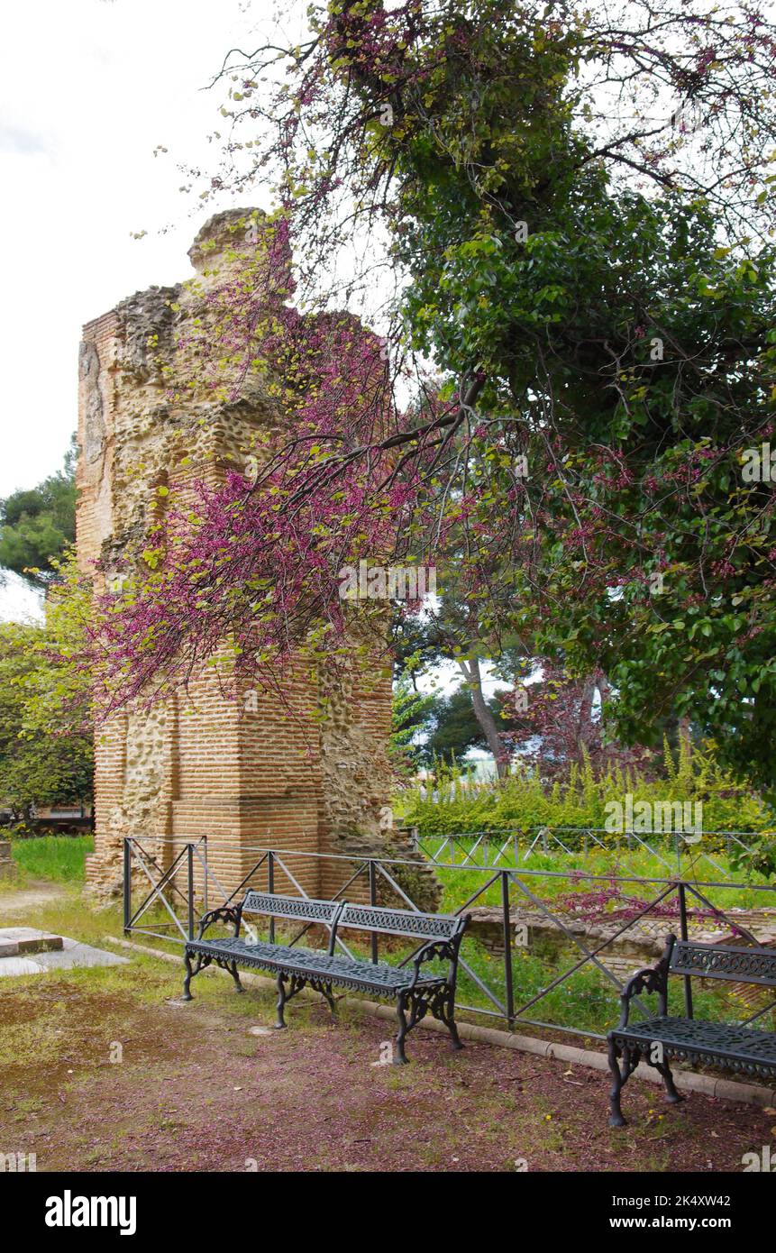 Larino - Molise - Archaeological Park - Section of wall of ancient ...