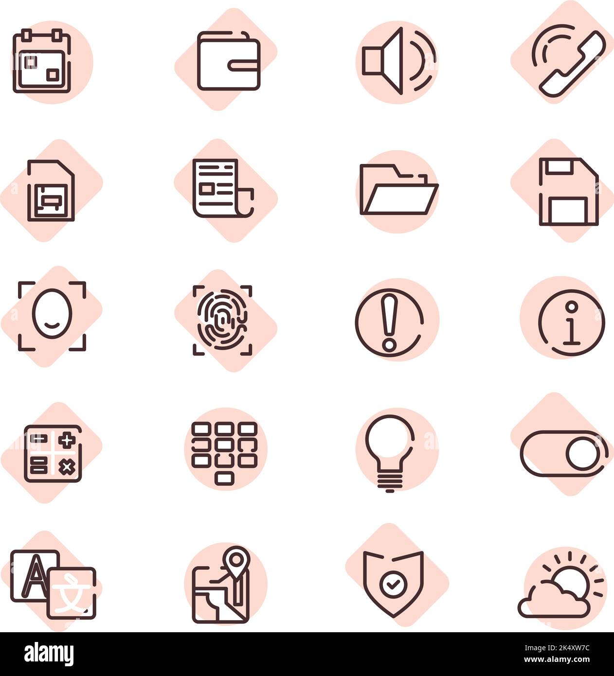 Flat options Stock Vector Images - Alamy