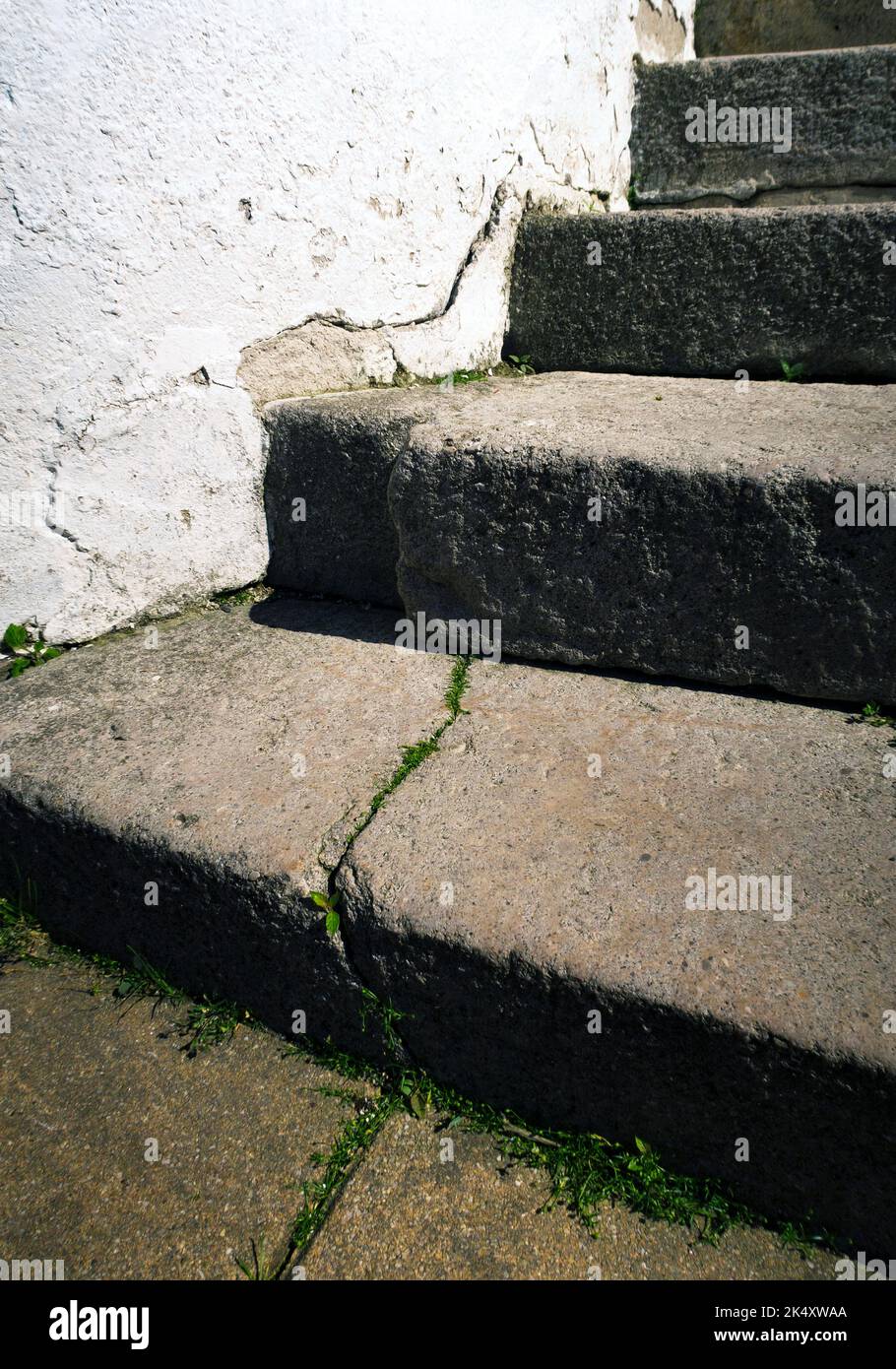 background or texture detail of old stone stairs Stock Photo - Alamy