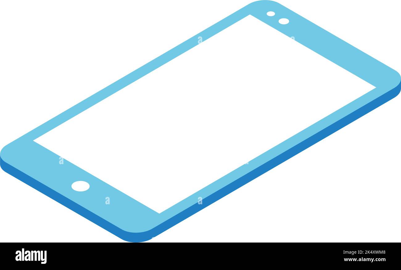 mobile phone isometric Stock Vector Image & Art - Alamy