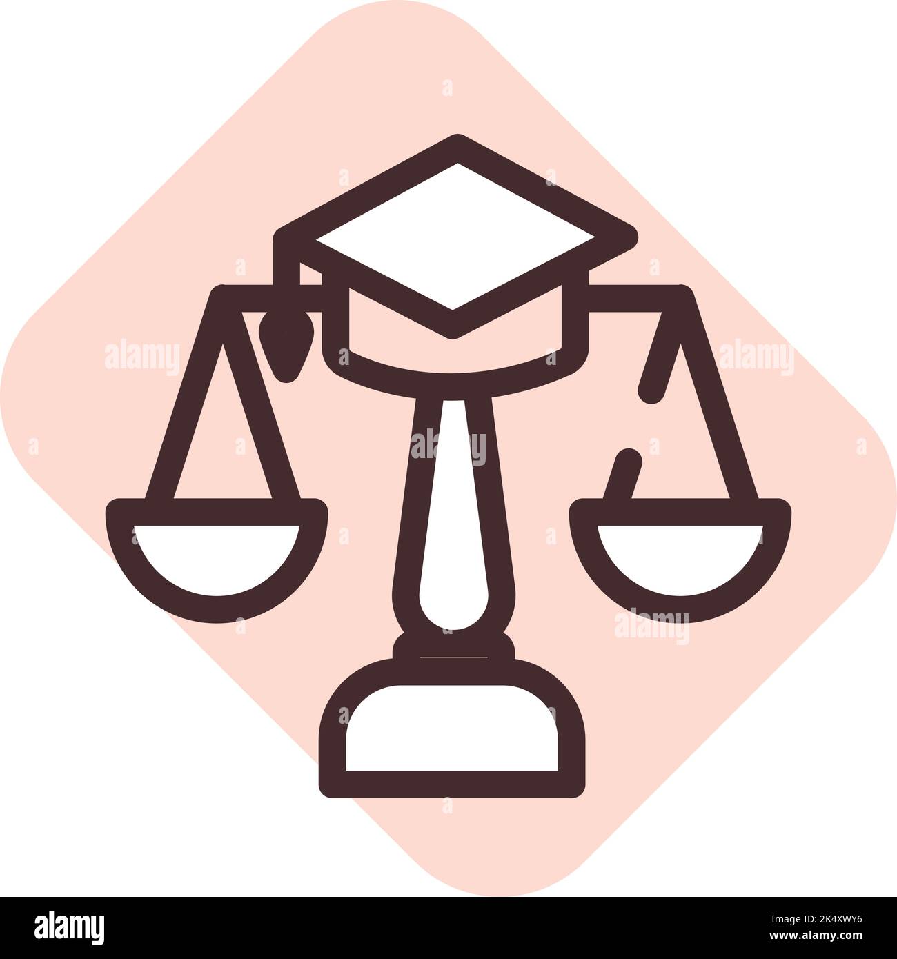 Education law, illustration, vector on a white background Stock Vector ...