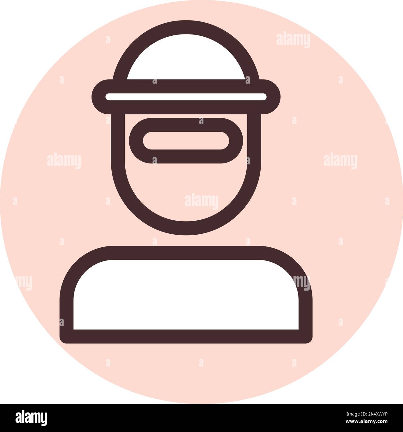Robber law, illustration, vector on a white background Stock Vector ...