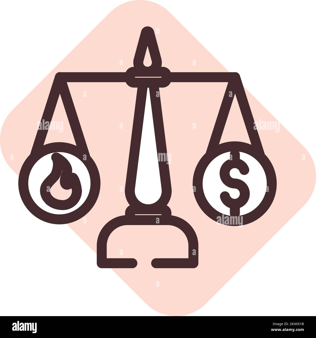 Balance vector logo icon Stock Vector Images - Alamy