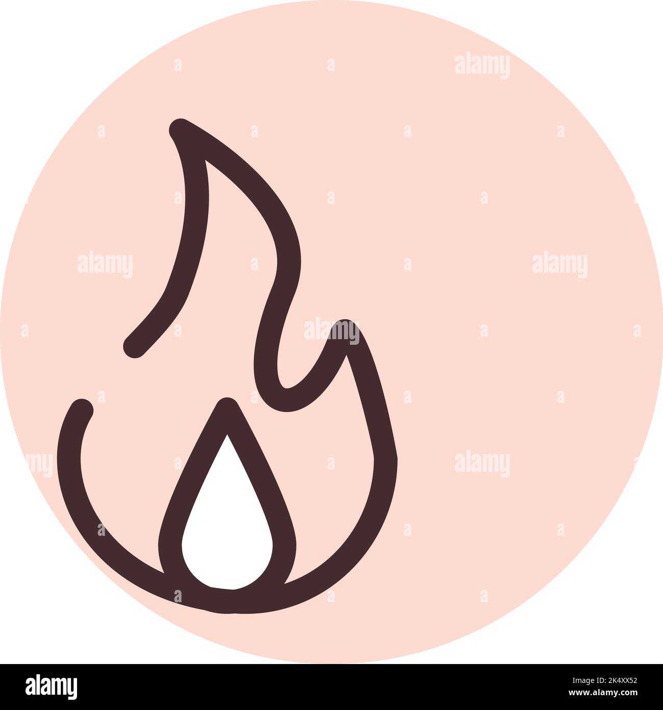 Oil fire, illustration, vector on a white background Stock Vector Image ...