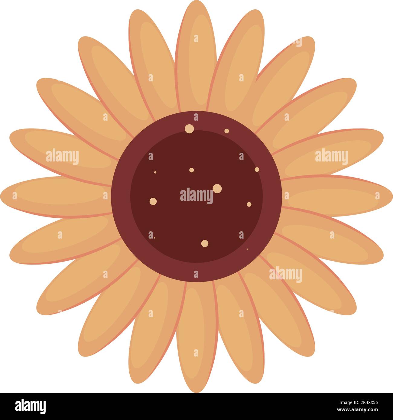 sunflower nature icon Stock Vector Image & Art - Alamy