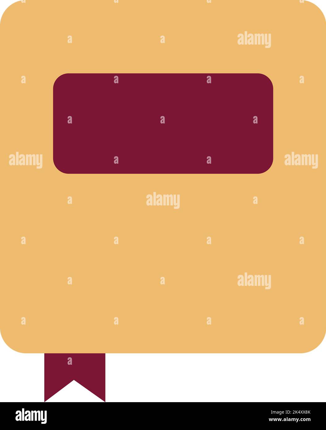 School study book, illustration, vector on a white background Stock ...