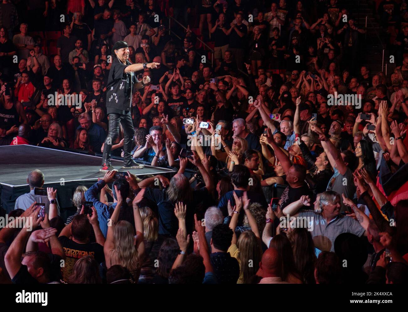 October 1, 2022, San Diego, California, USA: Singer Klaus Meine of the ...