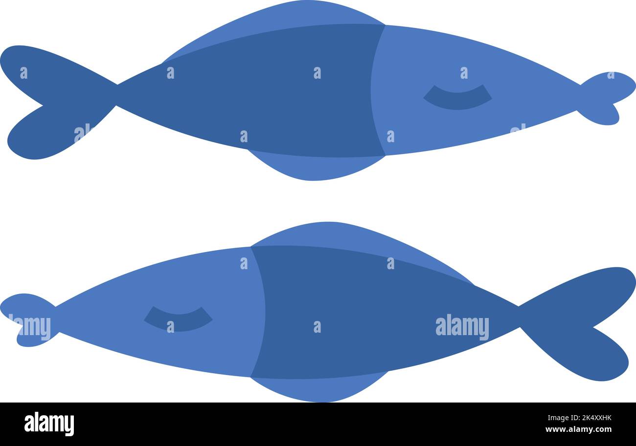 Sea fishes, illustration, vector on a white background Stock Vector ...