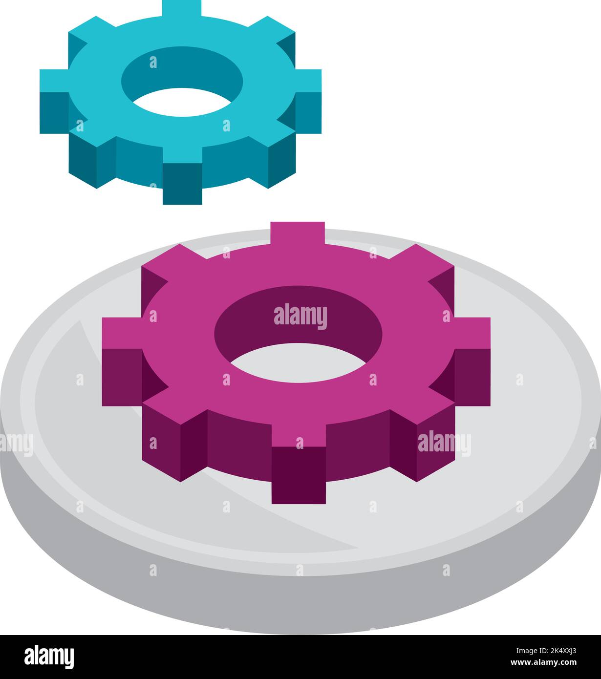 isometric development process Stock Vector Image & Art - Alamy