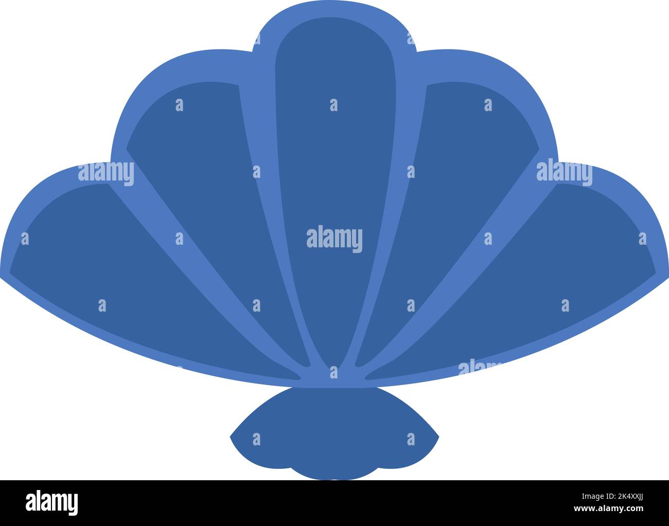 Clam blue Stock Vector Images - Alamy