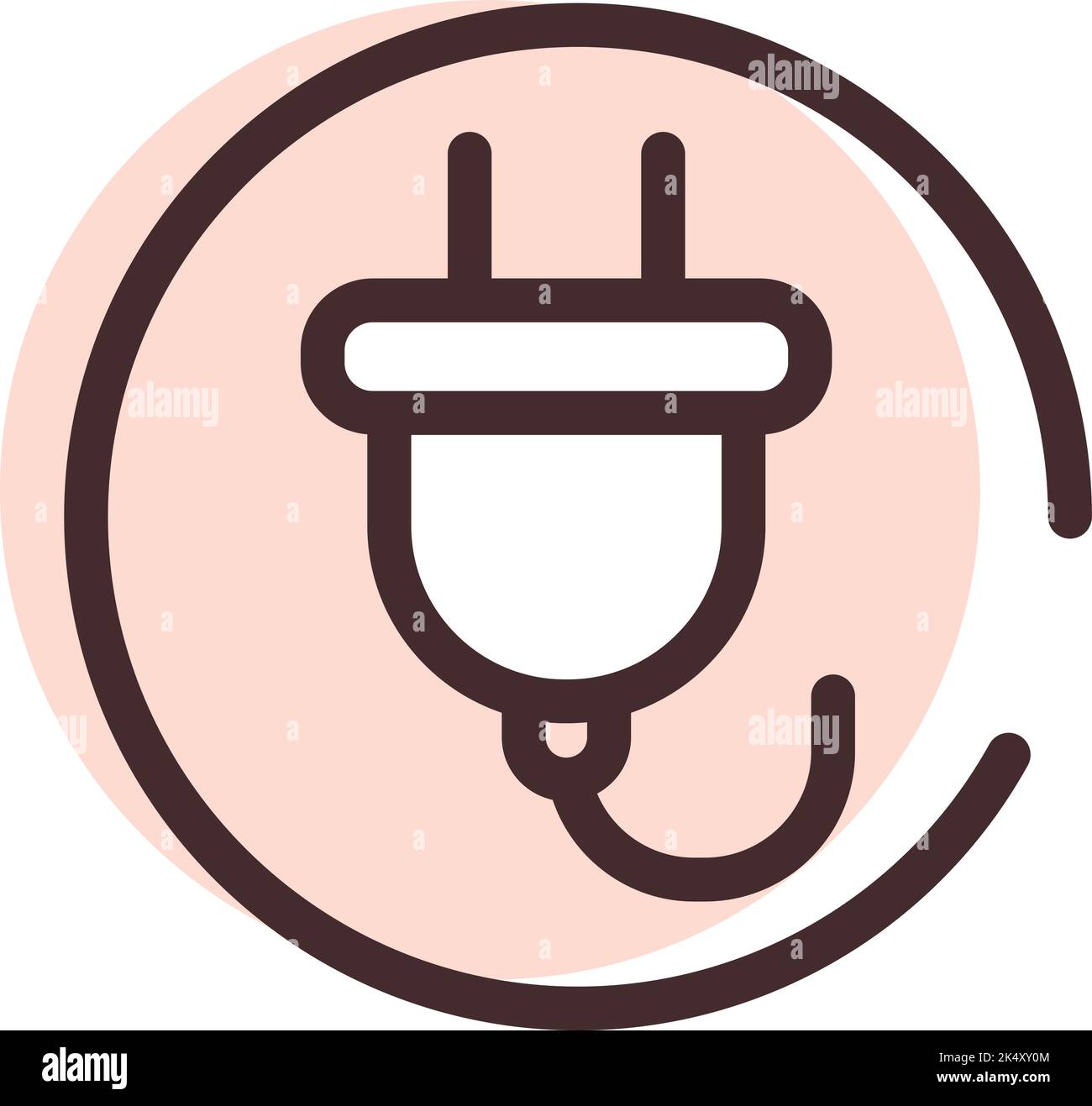 Shopping mall plug, illustration, vector on a white background Stock ...