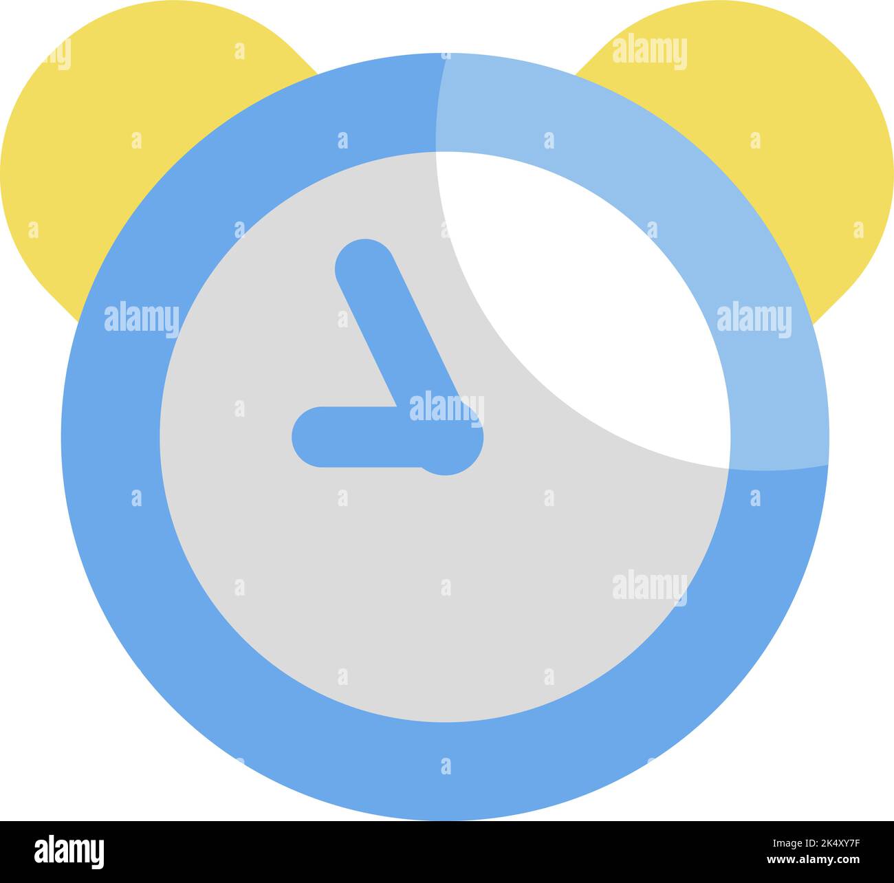 White morning time icon isolated Stock Vector Images - Alamy