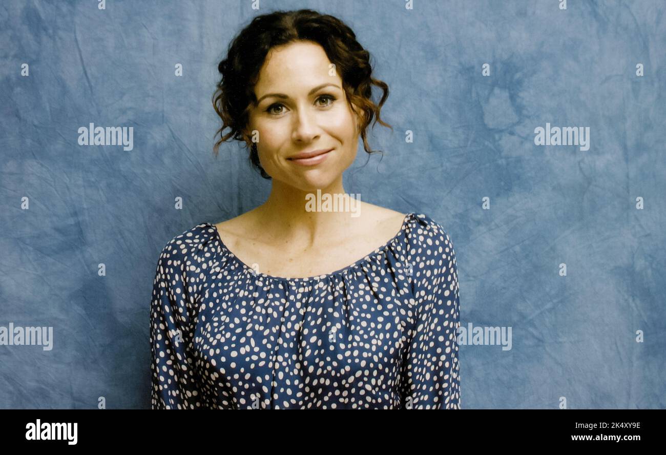 Retro celebrity portraits - Minnie Driver, circa 2007. For Editorial ...