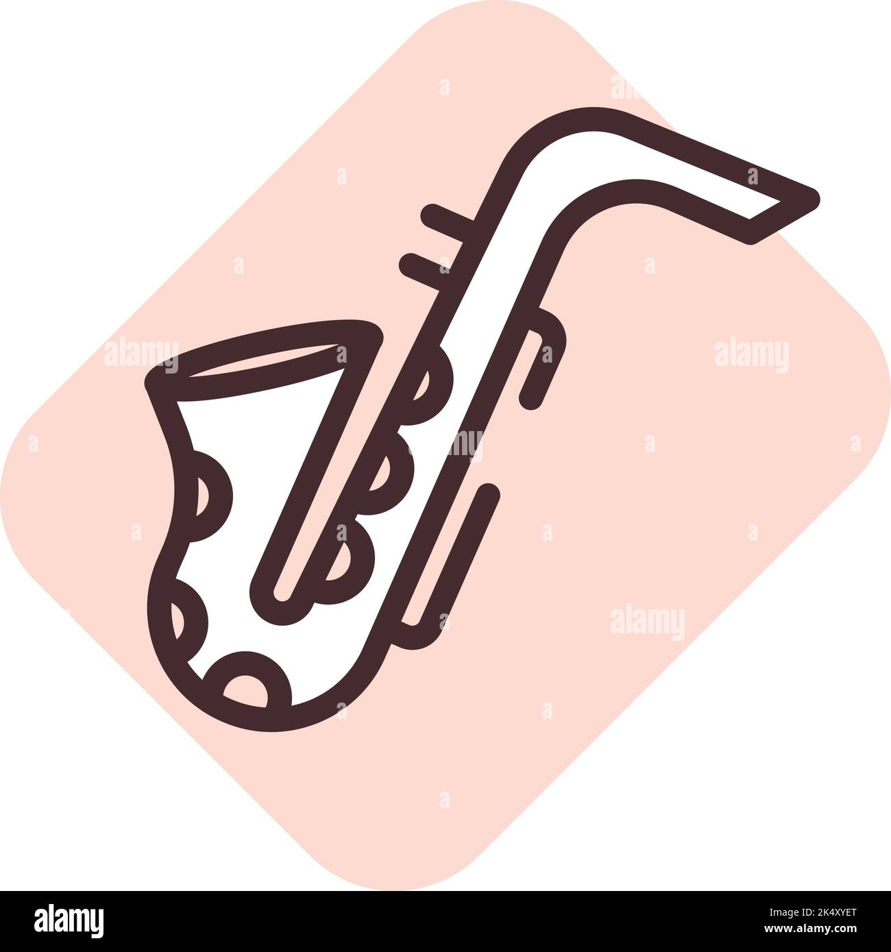 Saxophone quarter Stock Vector Images - Alamy