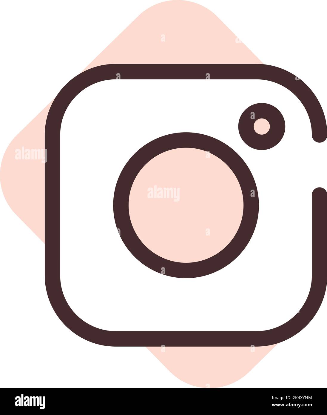 Instagram icon, illustration, vector on a white background Stock Vector ...