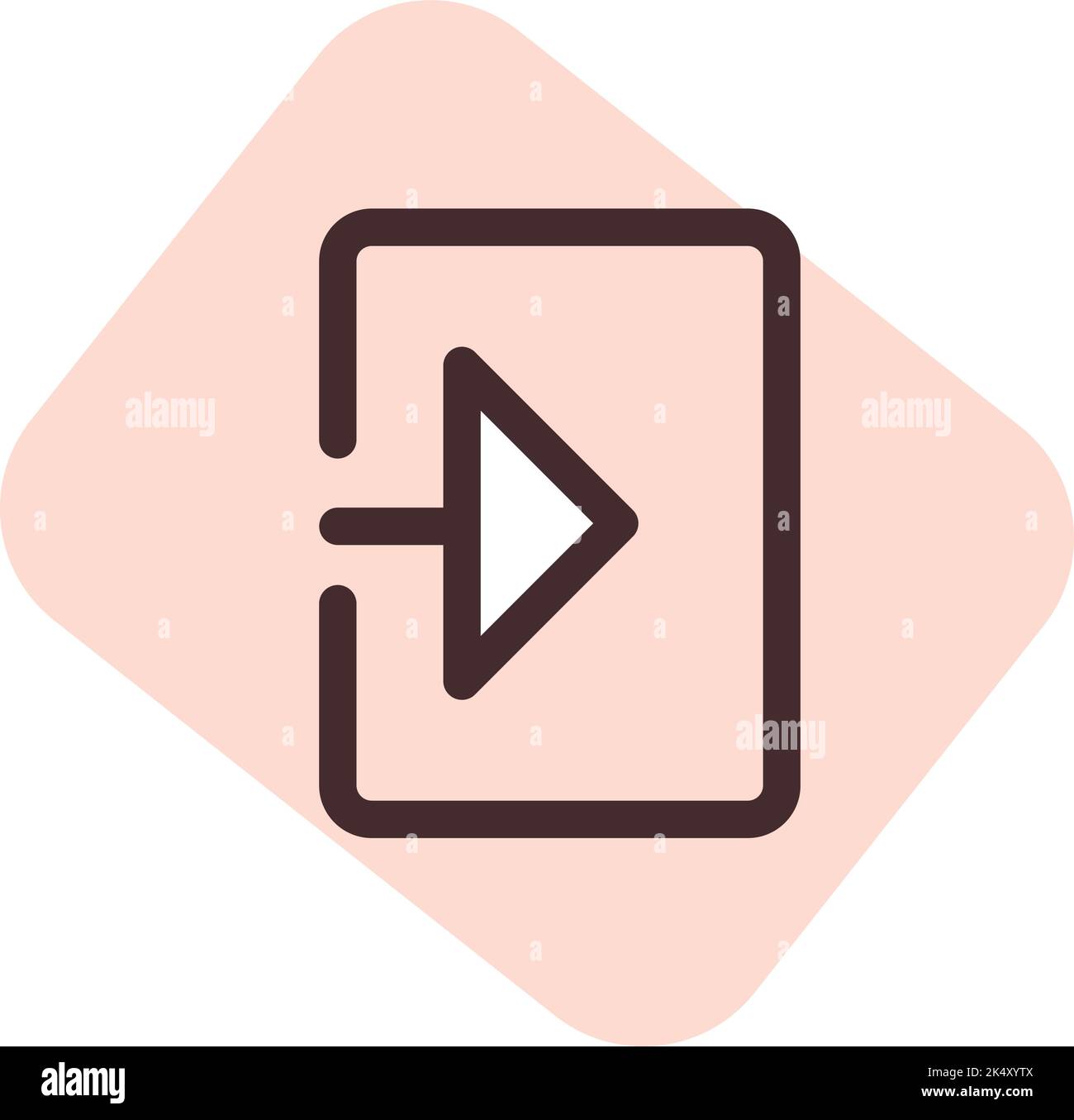Social media leave page, illustration, vector on a white background ...