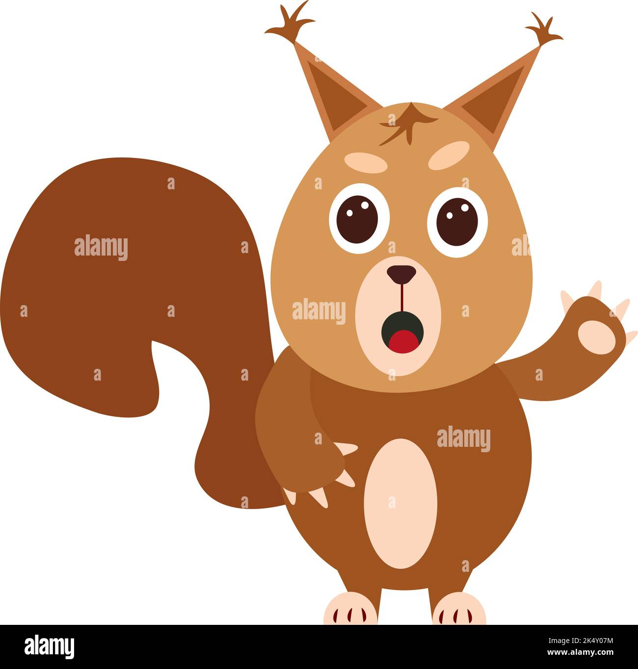 Woodland creature vector vectors Cut Out Stock Images & Pictures - Alamy