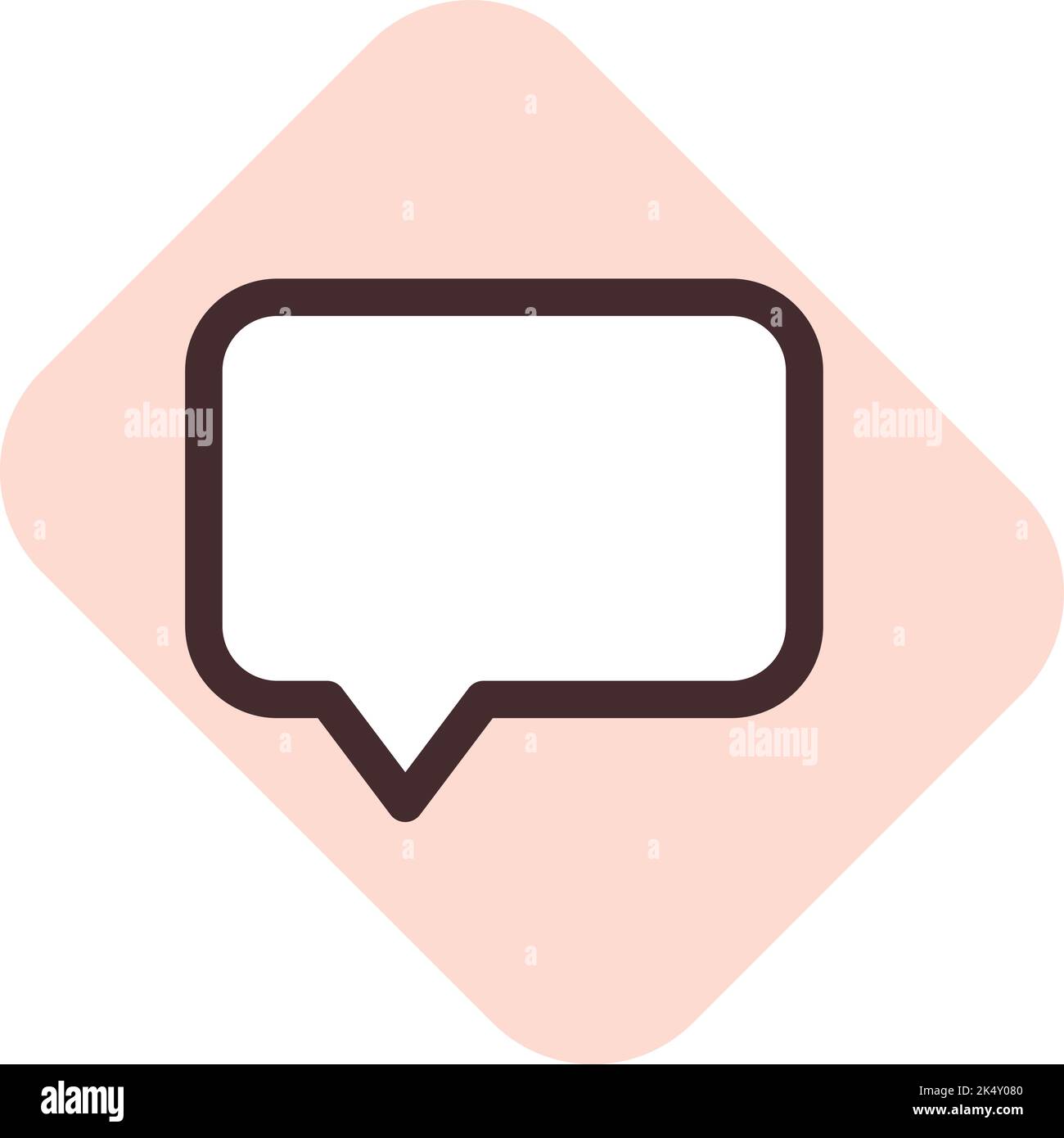Social media comment, illustration, vector on a white background Stock ...