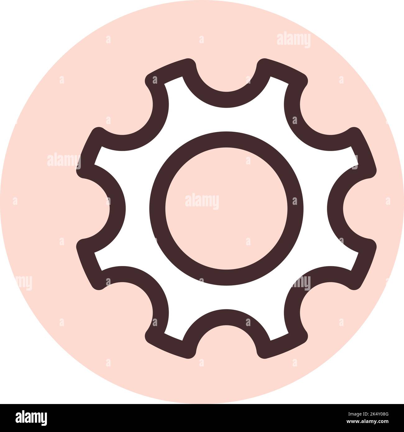 Settings icon, illustration, vector on a white background Stock Vector ...