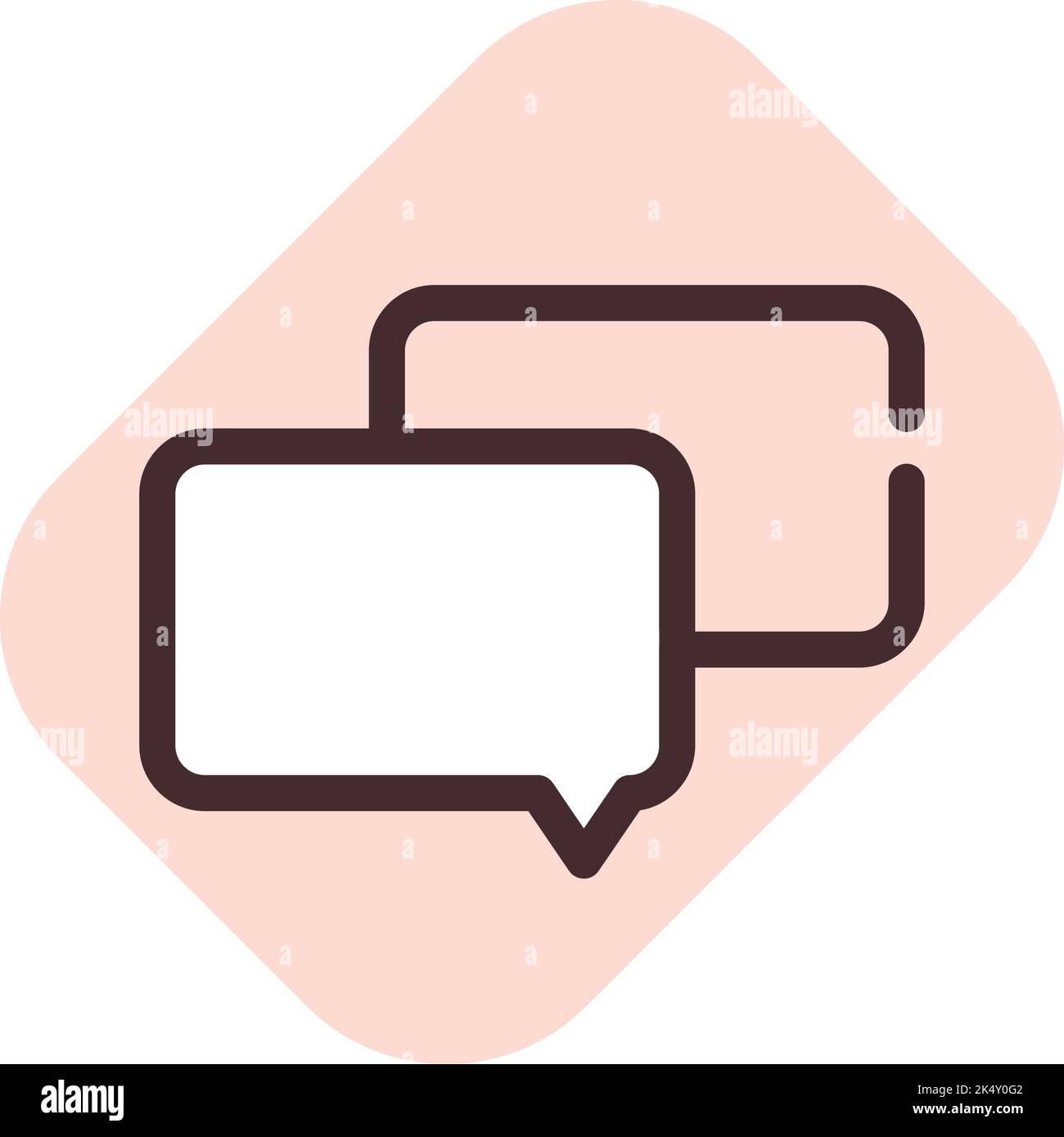 Phone messages, illustration, vector on a white background Stock Vector ...