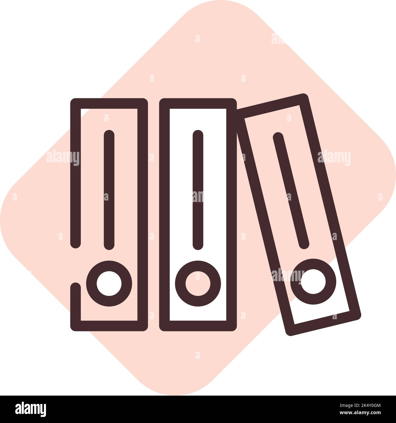 Open notebook stationery on Stock Vector Images - Alamy