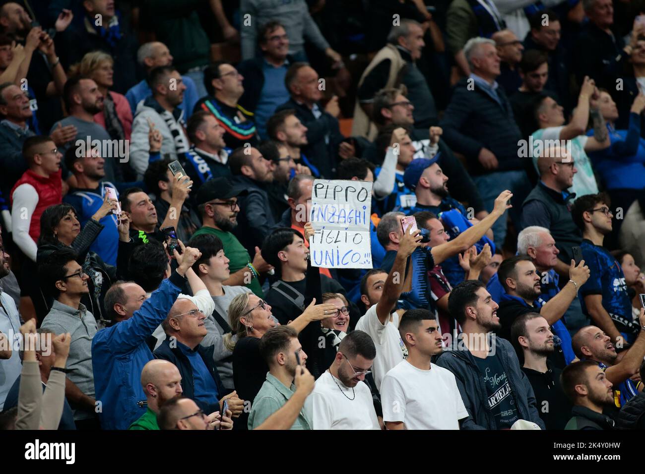 Fc Inter Fans during the UEFA Champions League match, Group C, Fc Inter ...