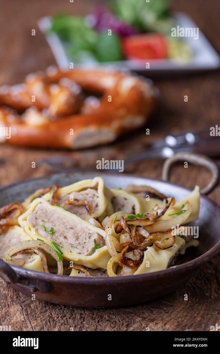 Swabian ravioli pan hi-res stock photography and images - Alamy