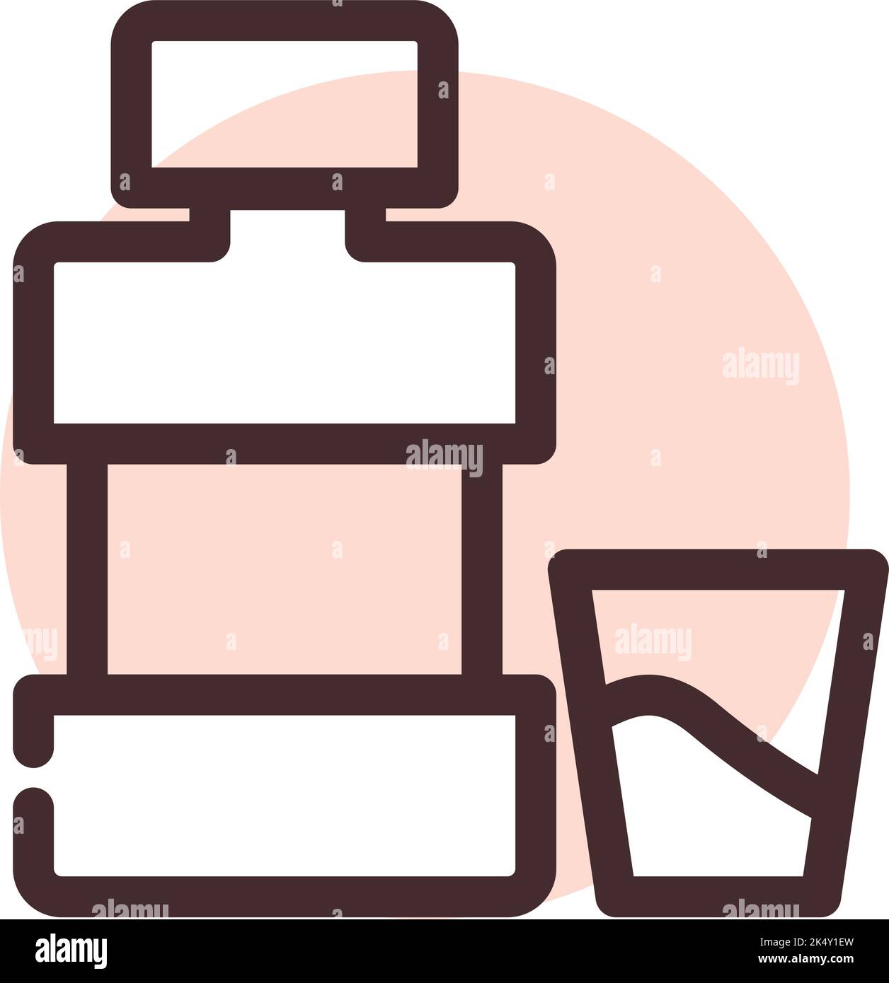 Healthy Mouth wash, illustration, vector on a white background Stock ...