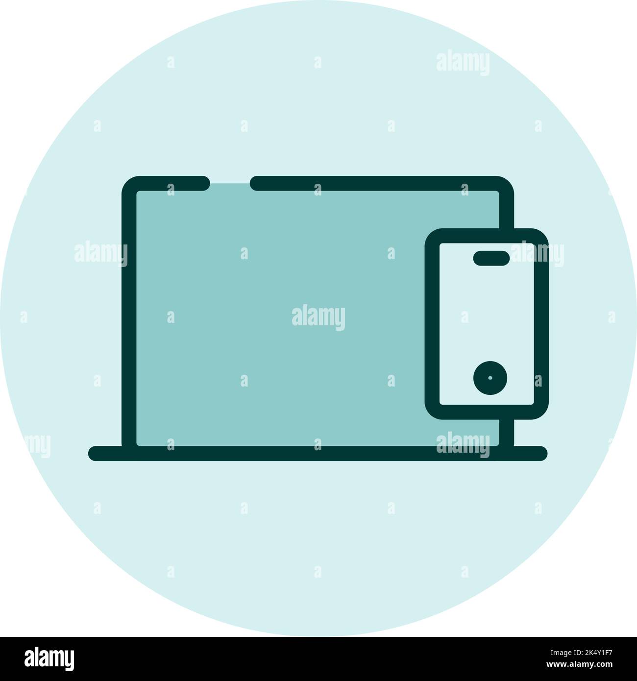 Digital folder on screen Cut Out Stock Images & Pictures - Alamy