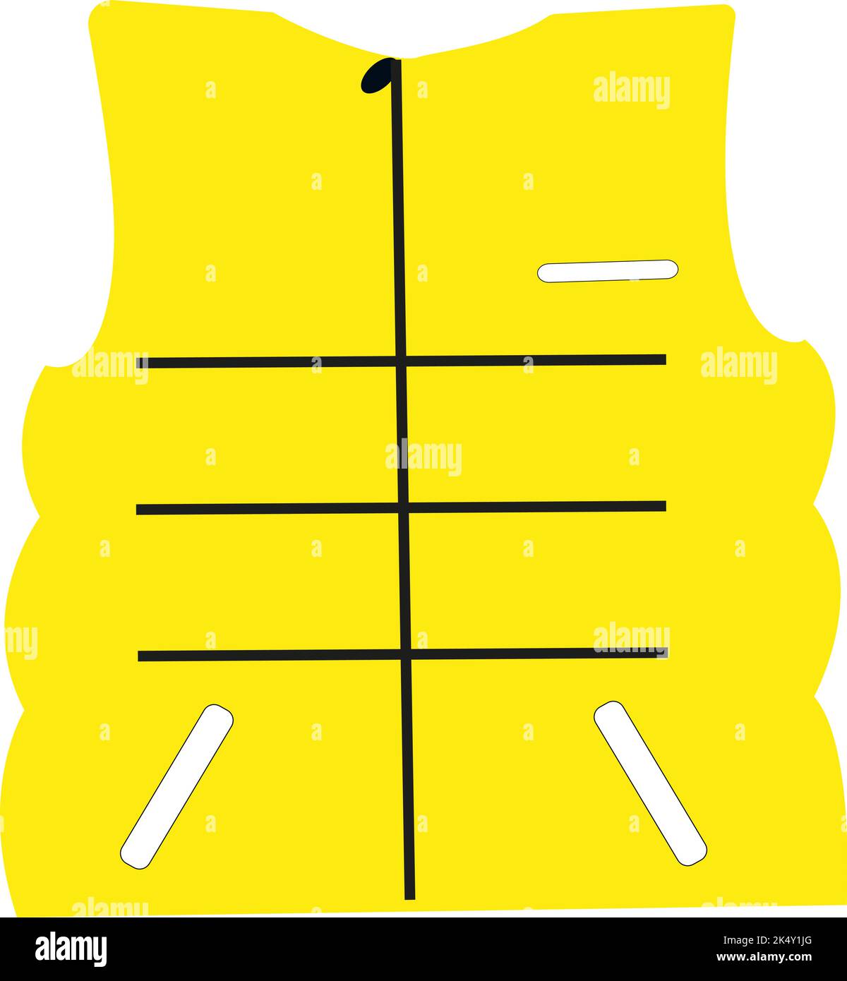 Summer vest, illustration, vector on a white background Stock Vector ...