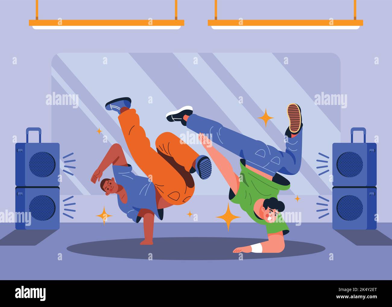 Social dance illustration Stock Vector Images - Alamy