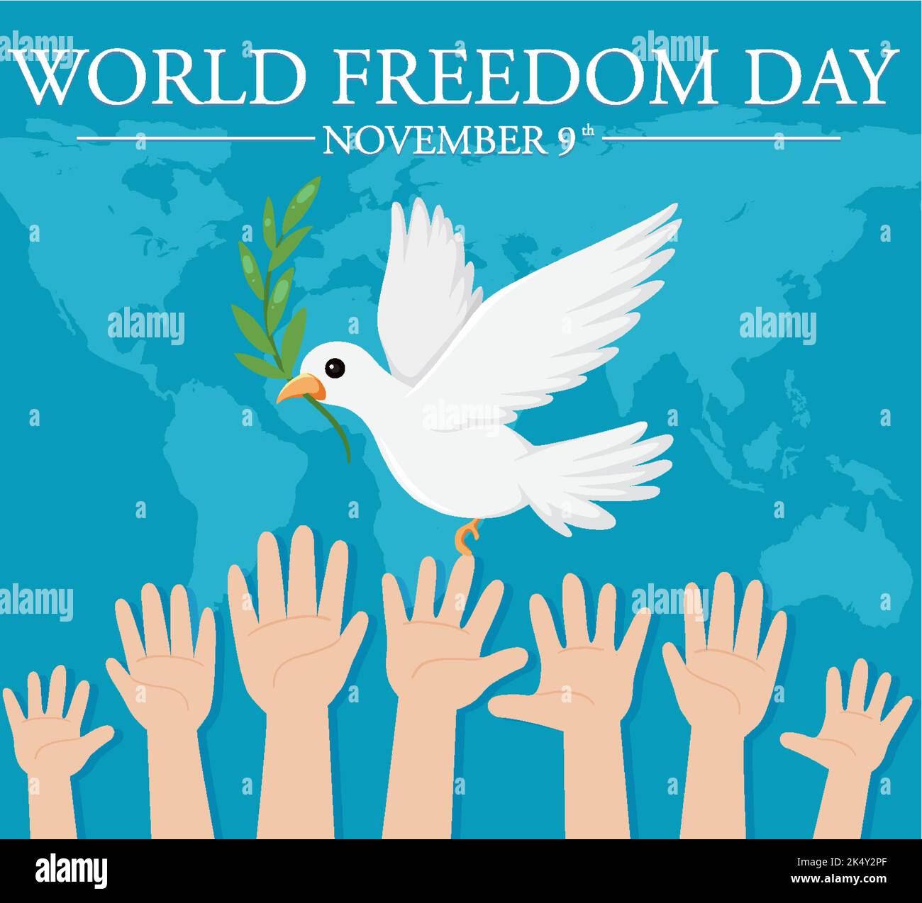 World Freedom Day Banner Design illustration Stock Vector Image & Art ...