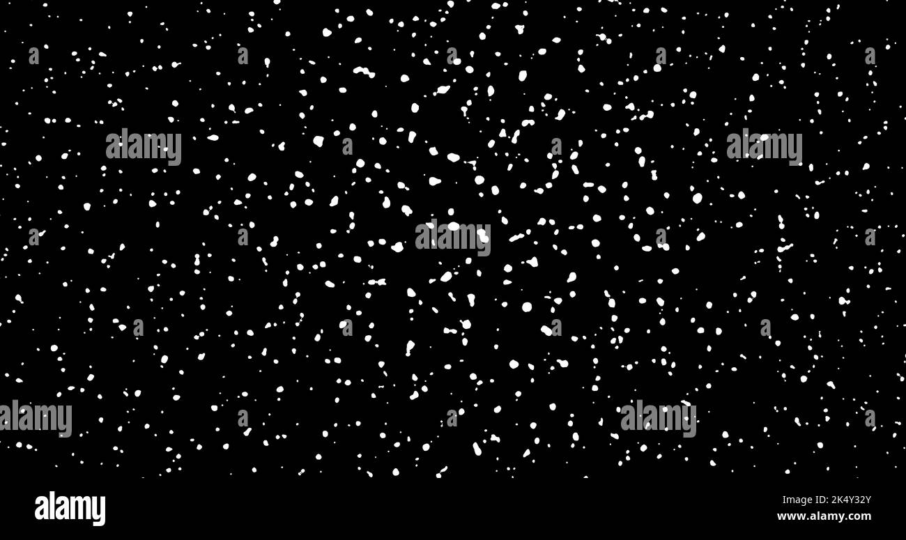 A snow falling on black background Stock Photo - Alamy