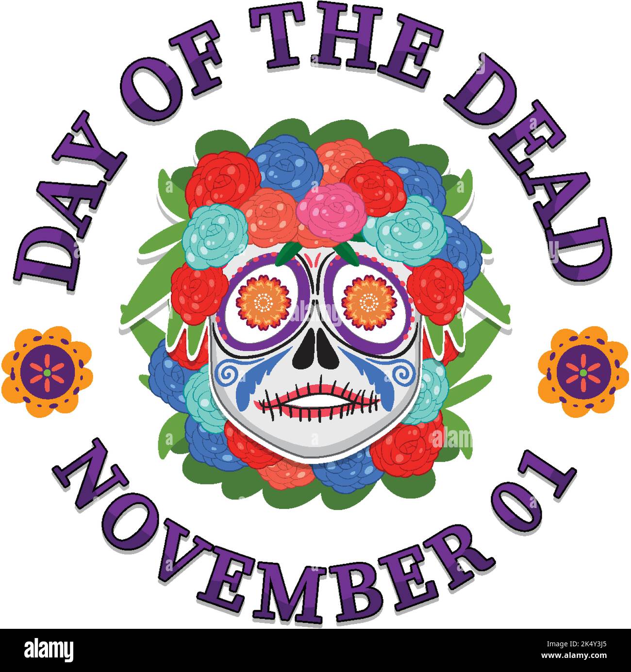 Dead day font cartoon Cut Out Stock Images & Pictures - Alamy